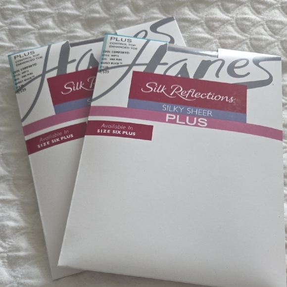 Hanes | Accessories | Hanes Silk Reflections Silky Sheer Pantyhose ...